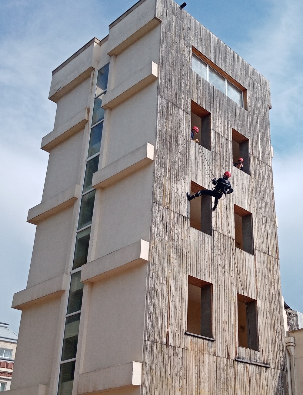 Gəncə şəhər Yanğından Mühafizə İdarəsində təlim keçirildi — Fotolar