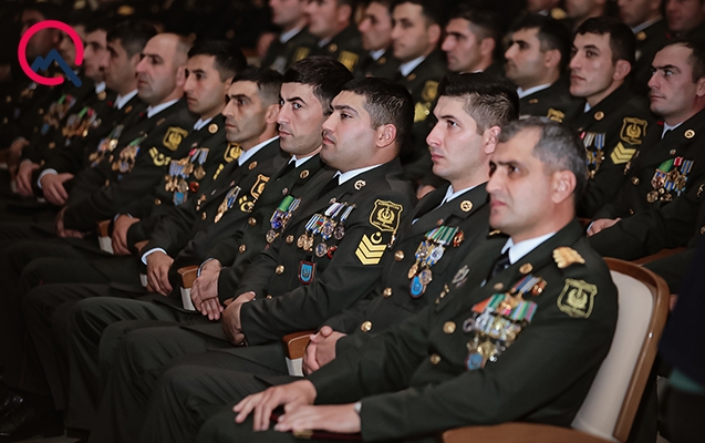 DİN Zəfər Günü ilə bağlı mərasim keçirdi — Fotolar