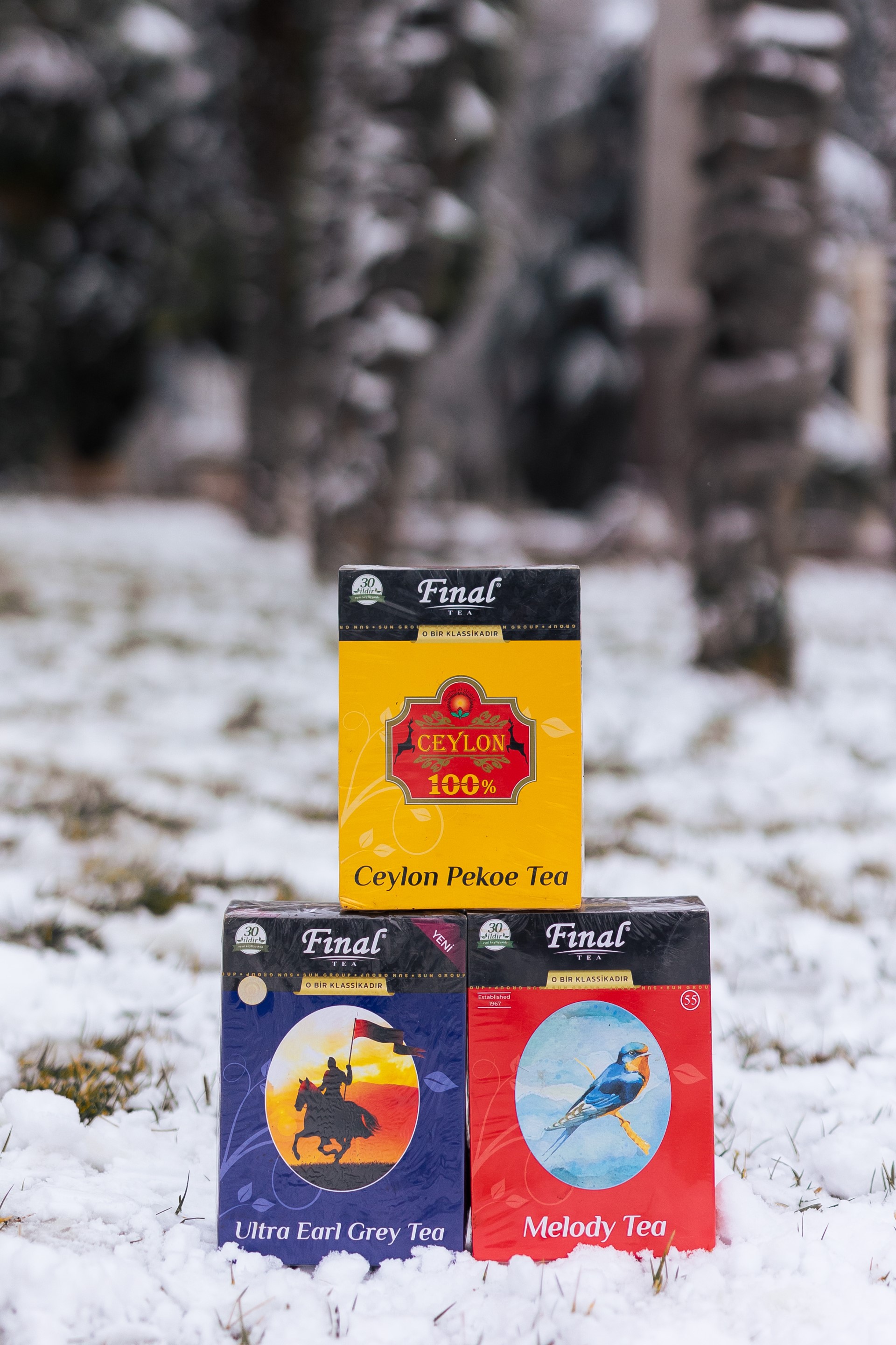 “Final” çay Gəncə Yeni il yarmarkasında — Fotolar